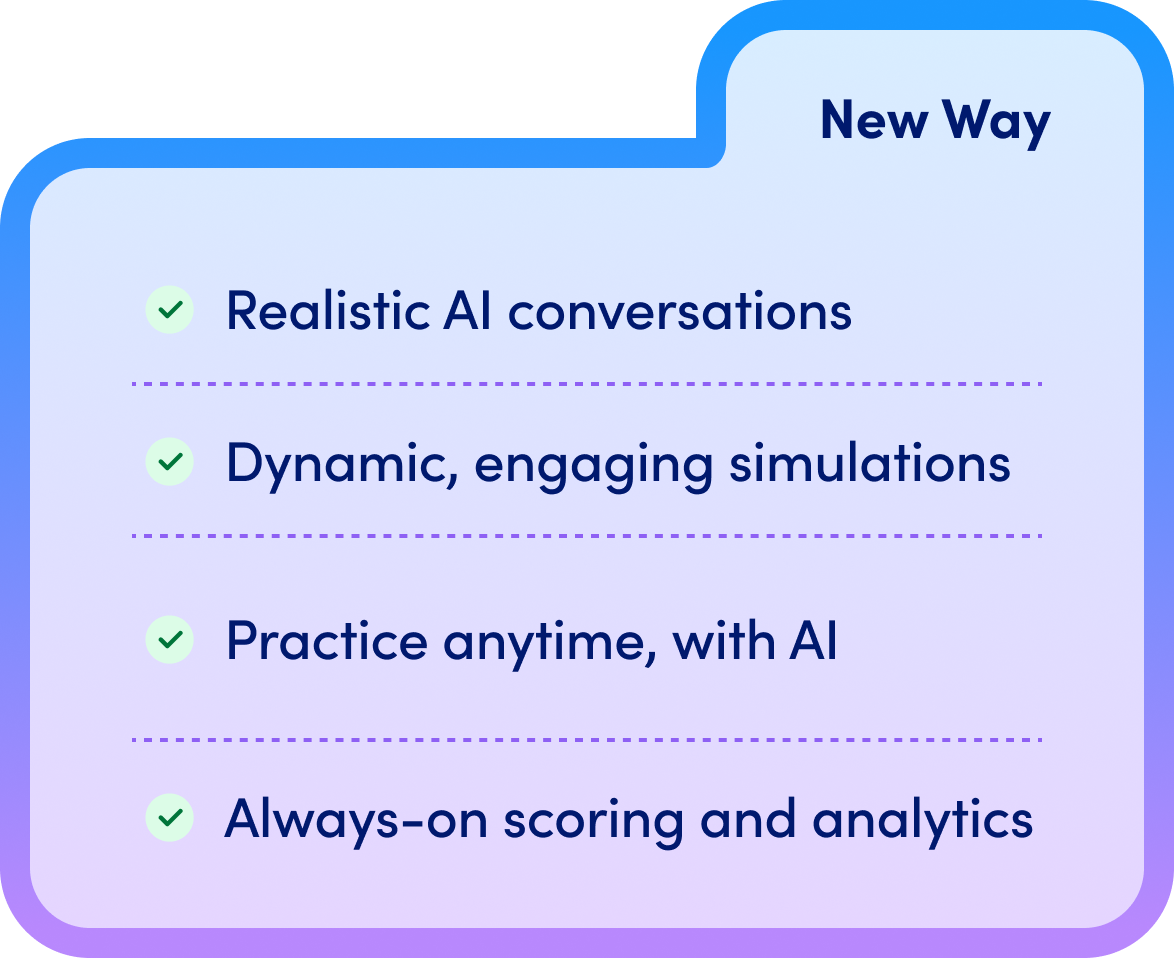 Train your banking employees with AI Training Simulator